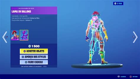 Boutique Fortnite du 5 Août YouTube