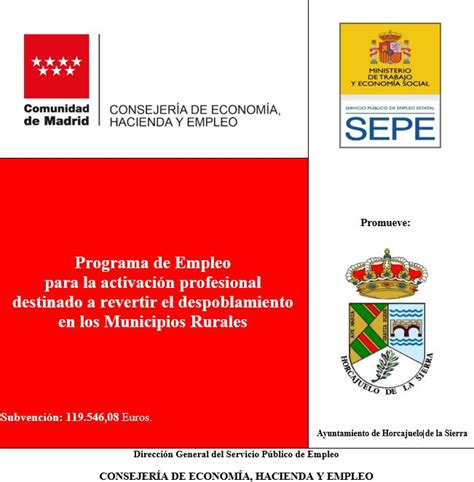 Subvención mediante el Programa de empleo para la activación