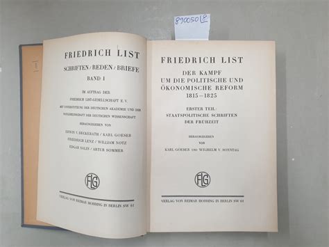 Werke Schriften Reden Briefe Band In B Nden Band