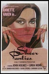 SHEER PANTIES Movie POSTER 27x40 John Holmes Annette Haven 883311437143