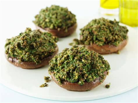 Mushrooms Stuffed With Pesto Recipe Eat Smarter USA