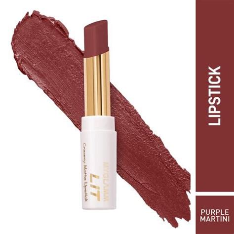 Buy MyGlamm LIT Creamy Matte Lipstick Highly Pigmented Stays Long