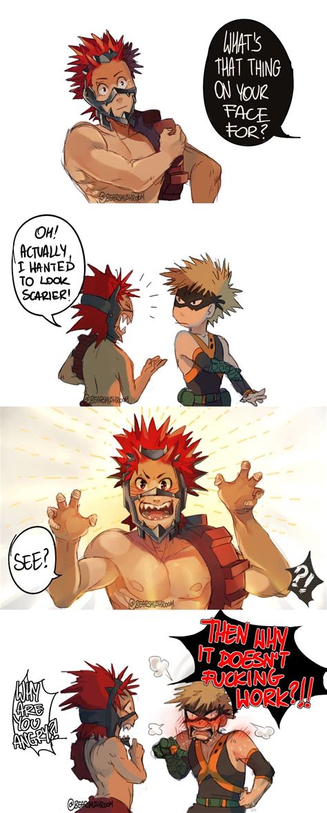 Bakugou Katsuki And Kirishima Eijirou My Hero My Hero Academia Shouto Hero