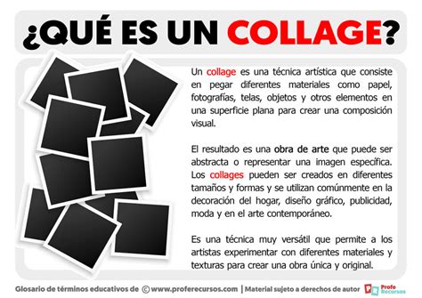 Qué es un Collage Definición de Collage
