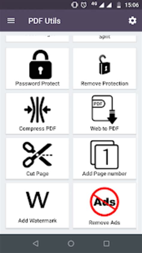 pdf utils merge reorder split extract delete para android descargar