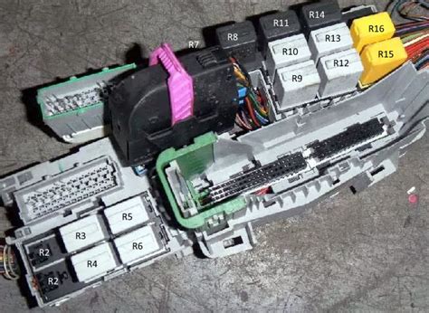 Fuse Box Diagram Vauxhall Opel Combo C Relay With