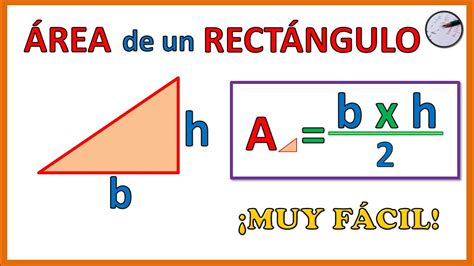 ÁREA de un TRIÁNGULO Super Fácil YouTube