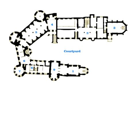 Great Castles Schloss Hohenzollern Floor Plan