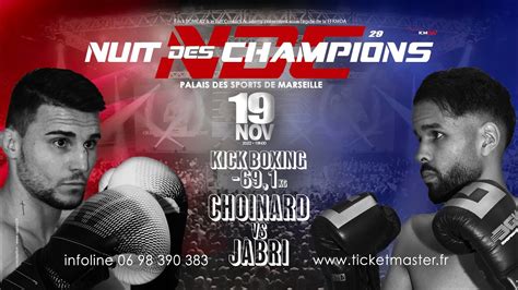 Matthan CHOINARD Vs Karim JABRI By VXS Nuit Des Champions NdC