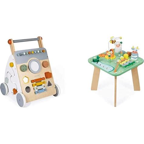 Chariot multi activités sweet cocoon chariot de marche en bois à