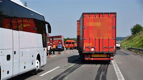 FOTOS Sinsheim Bad Rappenau Unfall Auf A6 Richtung Heilbronn