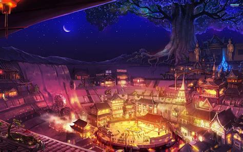 Anime Hd Village Wallpapers Wallpaper Cave