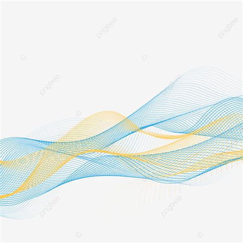 Curved Wave Clipart PNG Images Technology Wave Curve Lines Color