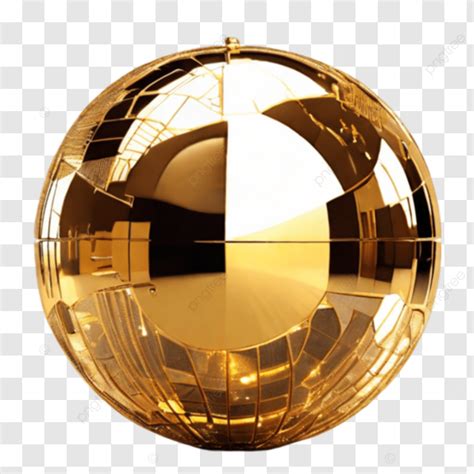 Bola De Esfera De Discoteca Dourada PNG Bola De Discoteca Esfera