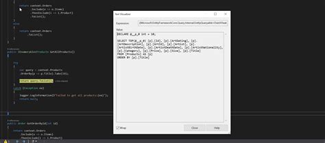 Ways To View And Log The Sql Generated By Entity Framework Core
