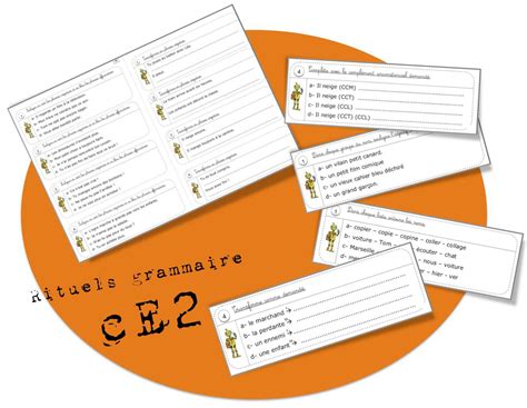 Ce Rituels Grammaire Conjugaison Par Bout De Gomme Jenseigne Fr
