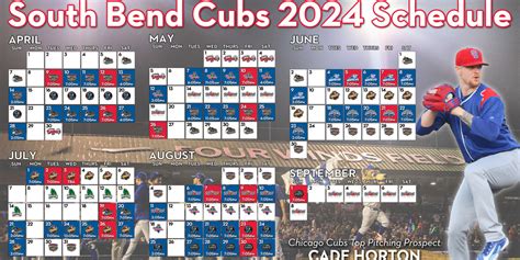 South Bend Cubs Announce 2024 Season Game Times MiLB