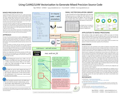 pdf using clang llvm vectorization to generate mixed precision source code