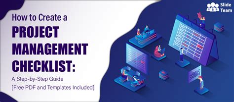 How To Create A Project Management Checklist A Step By Step Guide
