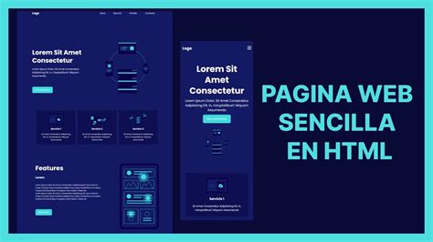 Como HACER Una PAGINA WEB SENCILLA En HTML YouTube