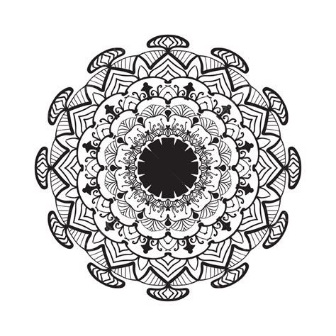 Mandala Illustration Vector Art PNG Mandala Design Illustration
