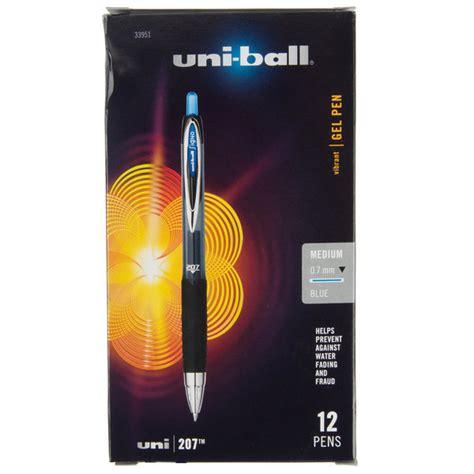 Uni Ball 33951 Signo 207 Blue Ink With Semi Translucent Barrel 0 7mm