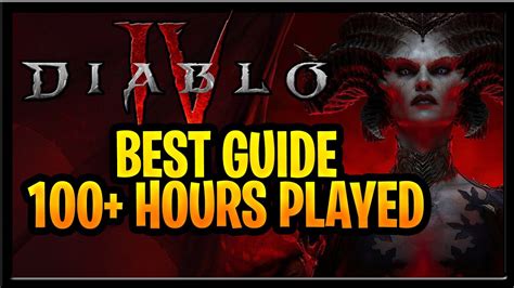Best Diablo 4 BETA Guide On Youtube 100 HOURS Fastest Leveling Tips