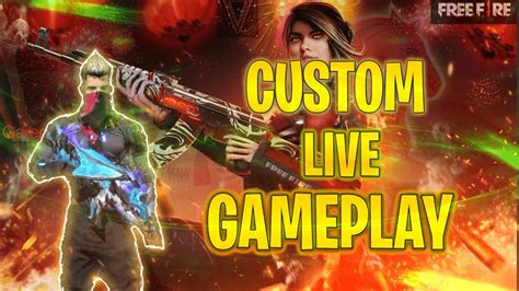 FREE FIRE LIVE CS CUSTOM ROOM PLAY AND WIN DIAMOND FREE FIRE LIVE