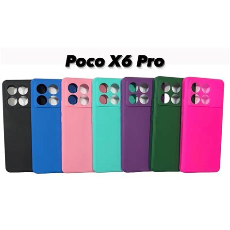 Capa Capinha Para Poco X6 Pro Em Silicone Aveludada Anti Impacto