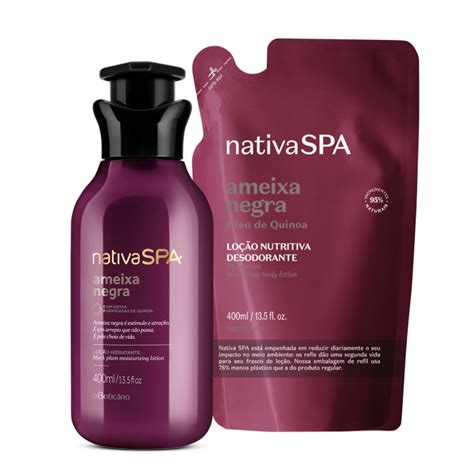 Kit o Boticário Nativa SPA Ameixa Negra Beleza na Web