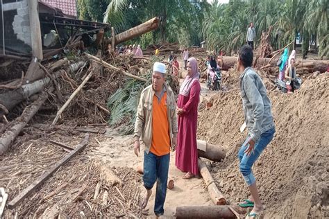 15 Desa Diterjang Banjir Bandang Pemkab Padang Lawas Tetapkan Status