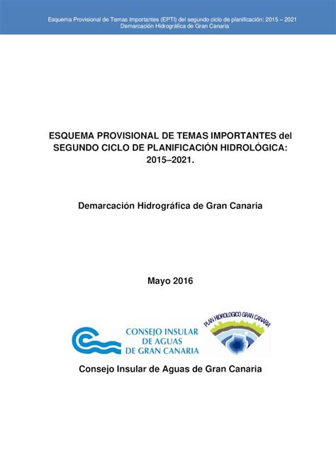 PDF Esquema Provisional De Temas Importantes 2 1 Esquema De Temas