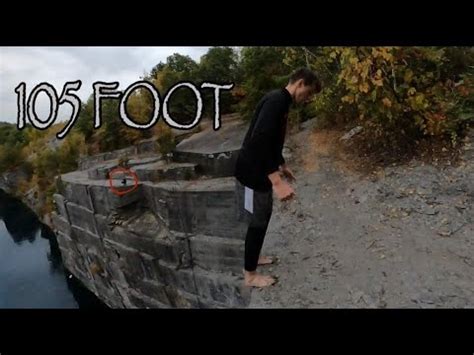 Foot Double Backflip Triple Digit Cliff Jumping Youtube