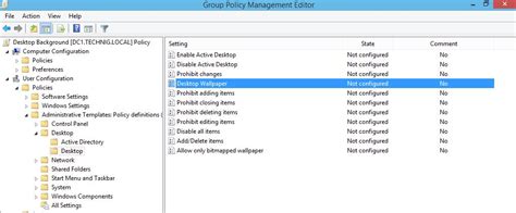 H Ng D N Thi T L P Desktop Background Group Policy Trong Windows Server