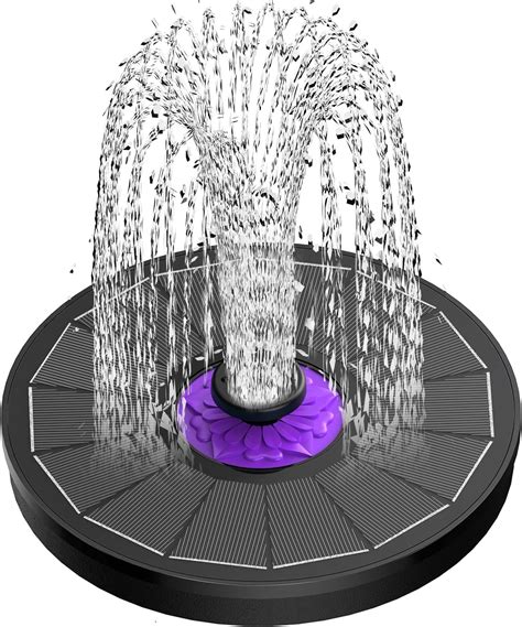 SZMP Fontaine Solaire De 3 5 W Pour Bain D Oiseaux Avec Panneau De
