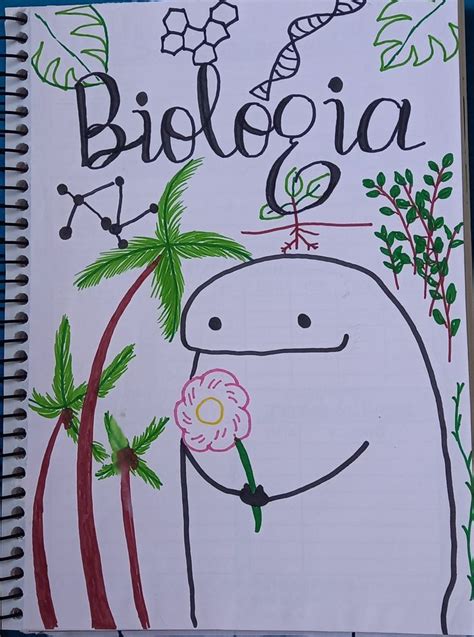 Capa Biologia Capas De Trabalhos Desenho Hippie Capas De Livros