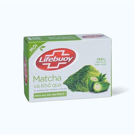 Xà phòng bảo vệ khỏi vi khuẩn Lifebuoy Matcha và Khổ qua Bánh 90g