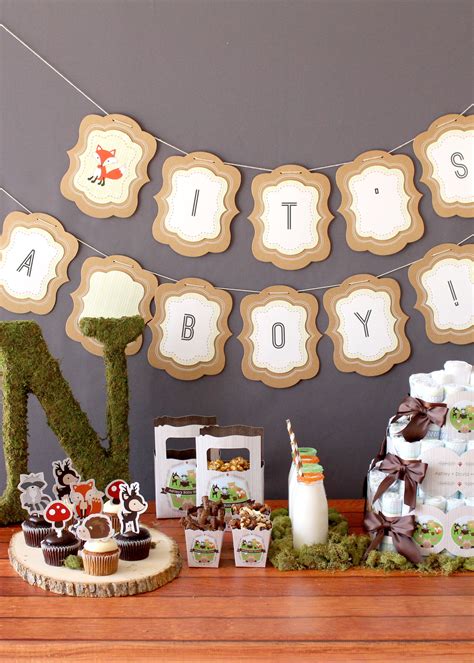 Woodland Friends Baby Shower Decorations
