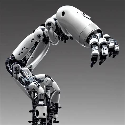 Robotic Arm Hyperrealism Art Datacenter Web Servers Stable Diffusion