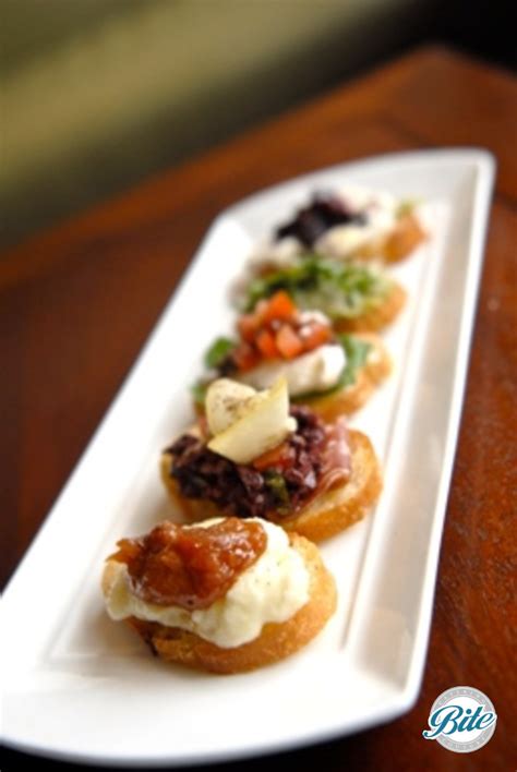 Room Temperature Hors D Oeuvres Catering Menu Bite Catering Los Angeles