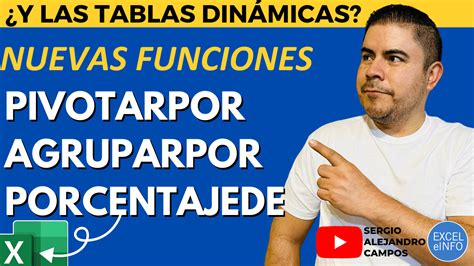 Descubre Las Nuevas Funciones De Excel AGRUPARPOR PIVOTARPOR Y