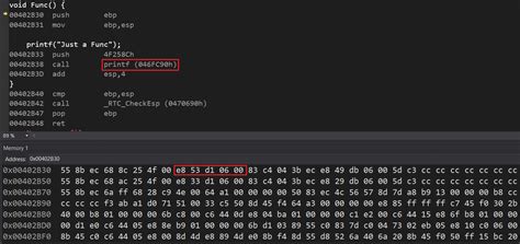 c finding a function s address in memory stack overflow