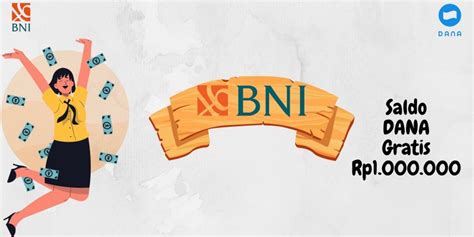 Hore Saldo Dana Gratis Rp Dari Bni Telah Masuk Dompet Digital