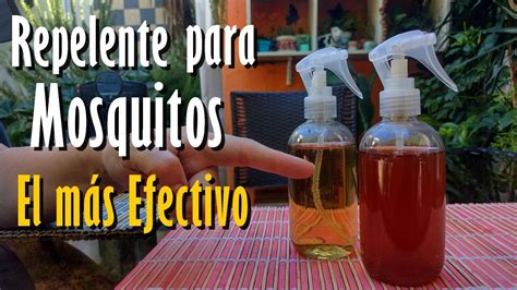 Como hacer un repelente de mosquito con protección efectiva con