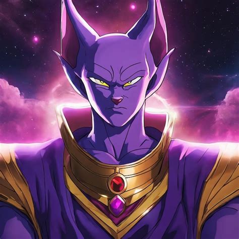 Der göttliche zorn beerus der katzenähnliche gott der zerstörung