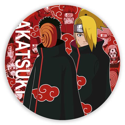 Painel Redondo Naruto Sublimado 3D Sublitex painéis sublimados