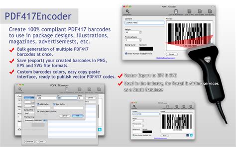 pdf417encoder pdf417 barcode generator