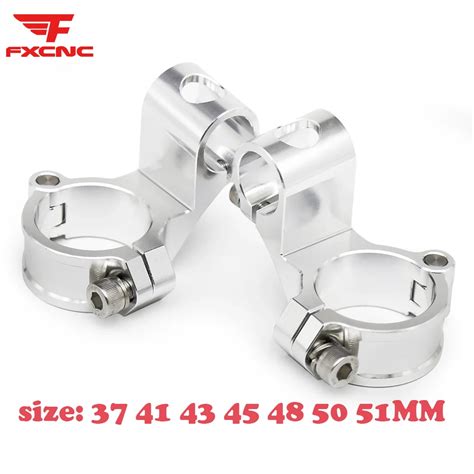 Motorcycle Rised Riser Clip On 37 41 43 45 48 50 51MM Adjustable Clip
