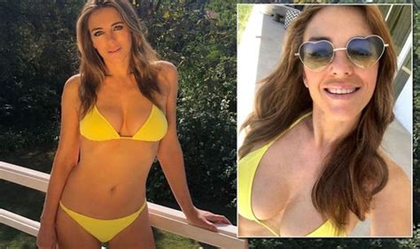 Elizabeth Hurley Instagram Actress 54 Poses TOPLESS In Very Sexy