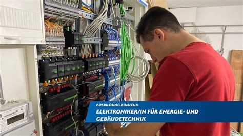 Ausbildung zum zur Elektroniker in für Energie und Gebäudetechnik